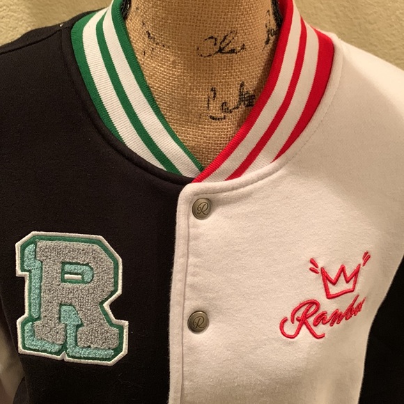 ranboo | Jackets & Coats | Multicolor Letterman Bomber Ranboo Varsity Jacket | Poshmark